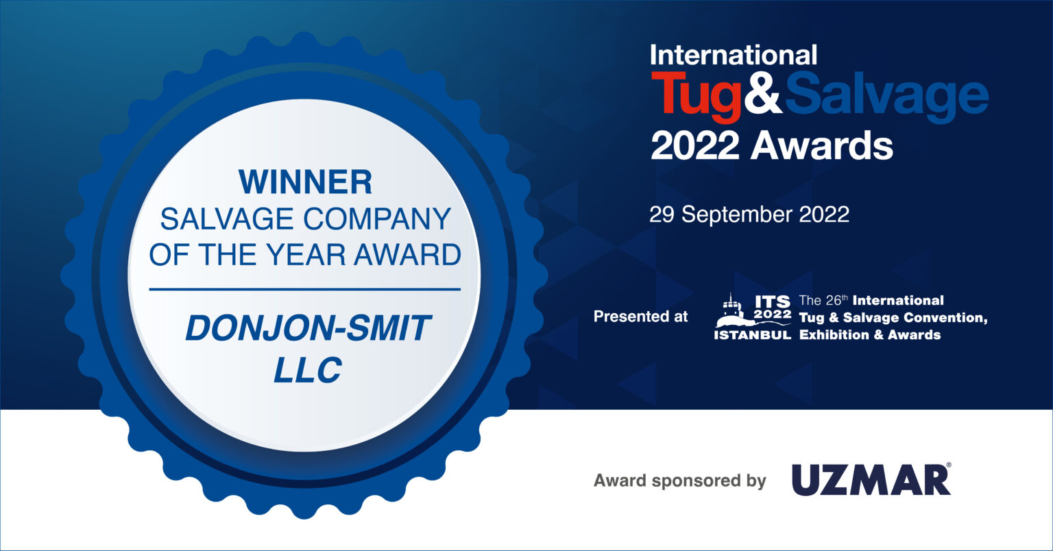 Donjon-SMIT, Awarded ITS Salvage Company of the Year – Donjon-SMIT OPA ...